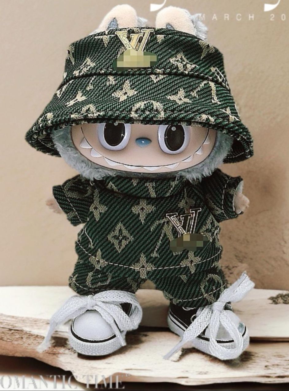 Army Green Labubu LV Outfit – My Pink Collection
